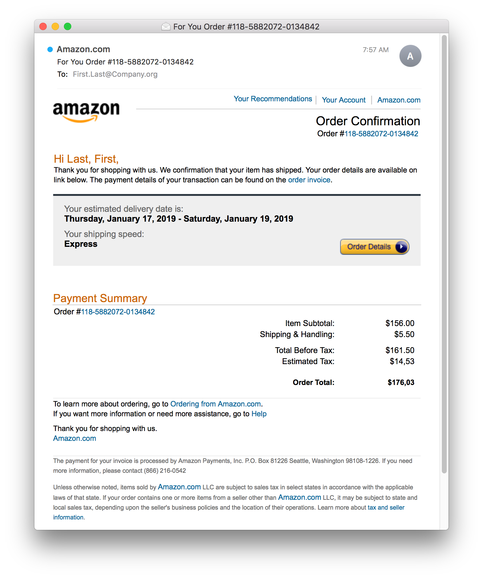 Fresh Phish: Catch of the Day: Amazon Shoppers Nearly Fall Prey