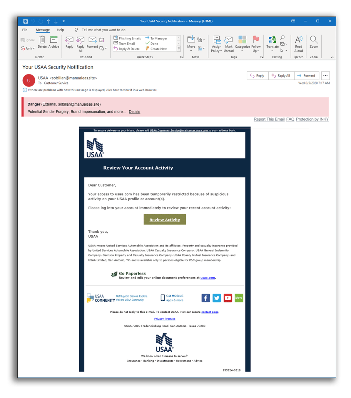 Understanding Phishing - Banner Effectiveness