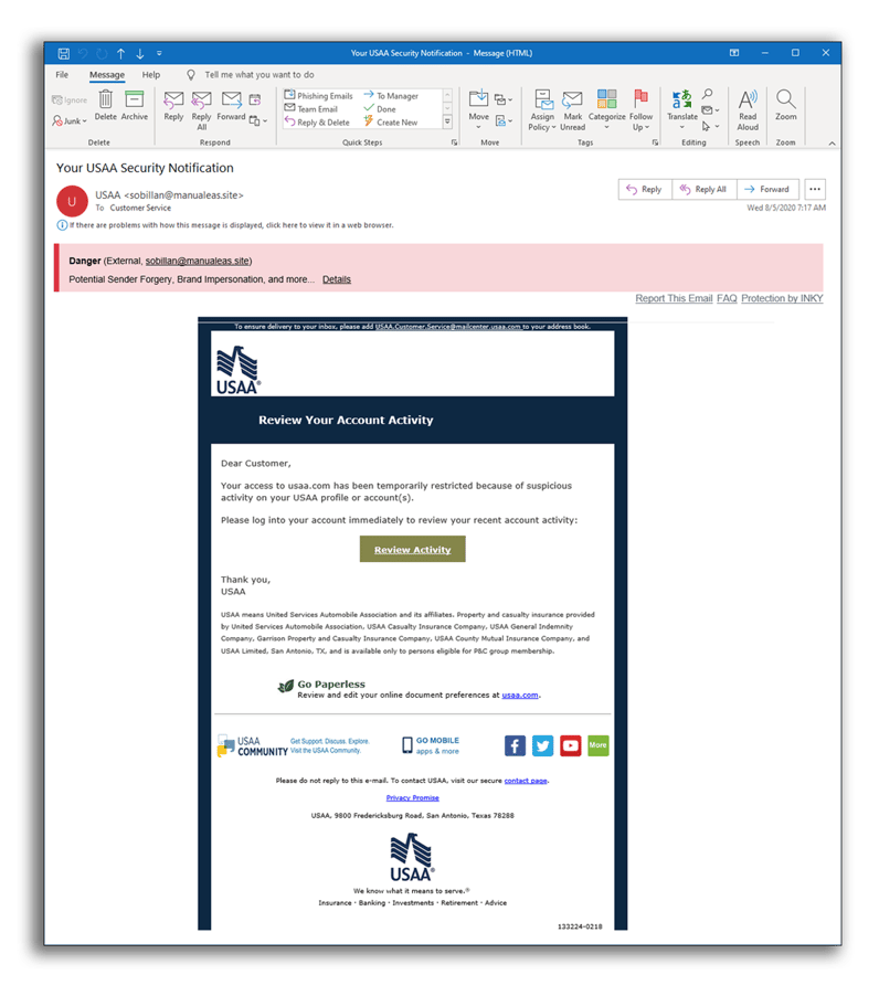 Understanding Phishing - Banner Effectiveness