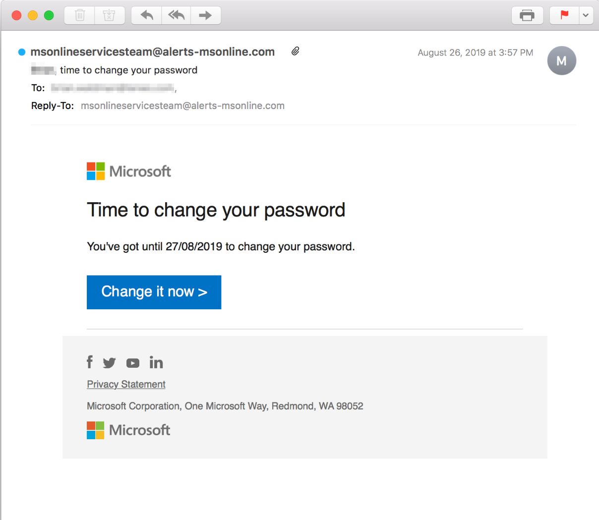 2019 Most Convincing Phishing Emails
