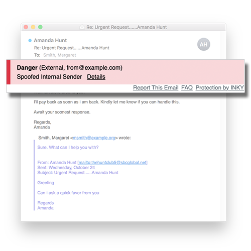 INKY | Technology | Email Remediation