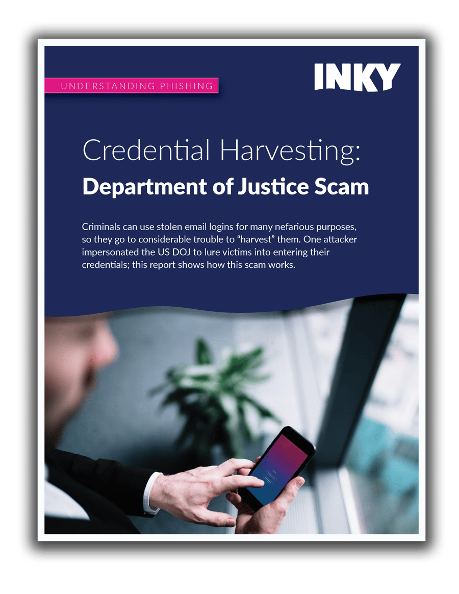 Understanding Phishing - Credential Harvesting DOJ Scam