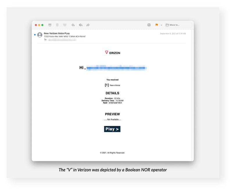 Fresh Phish: Phishers Get Clever, Use Math Symbols for Verizon Logo