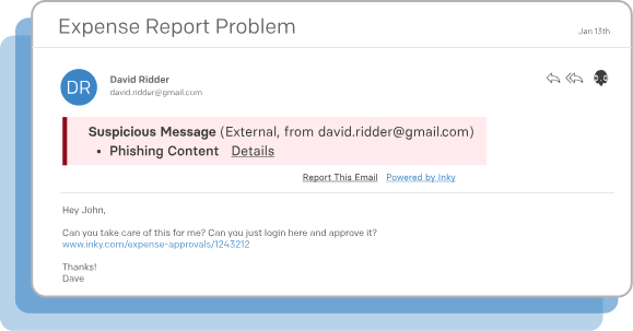Free Phishing Test | INKY Anti-Phishing Software