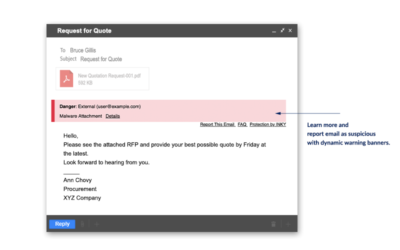 INKY | Email Security Platform | Inbound Mail Protection