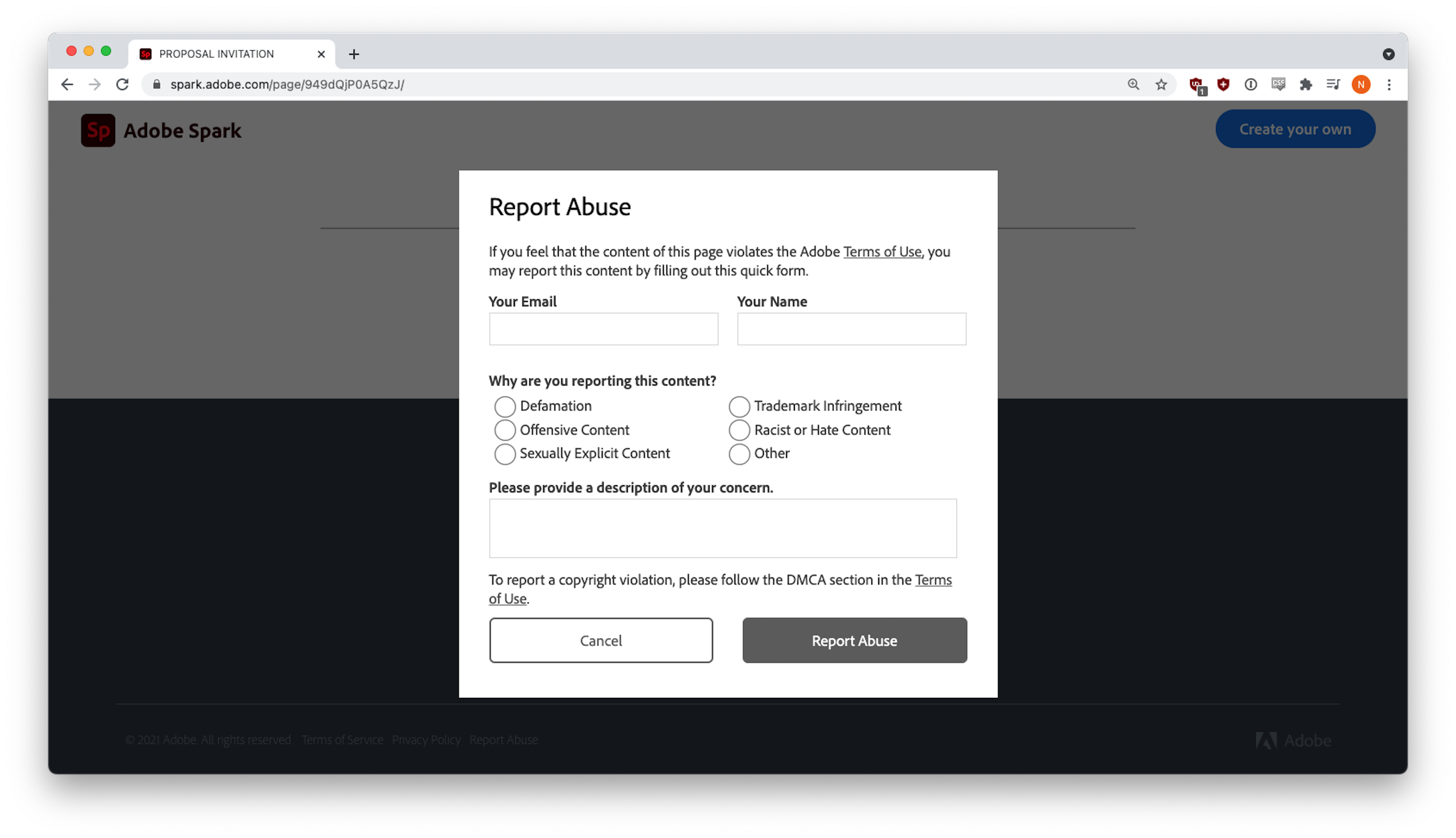 Fresh Phish: The Adobe Spark “Request for Proposal” Scam