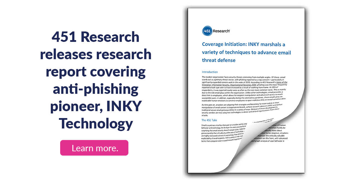 INKY Coverage Initiated by Industry Analyst Firm 451 Research
